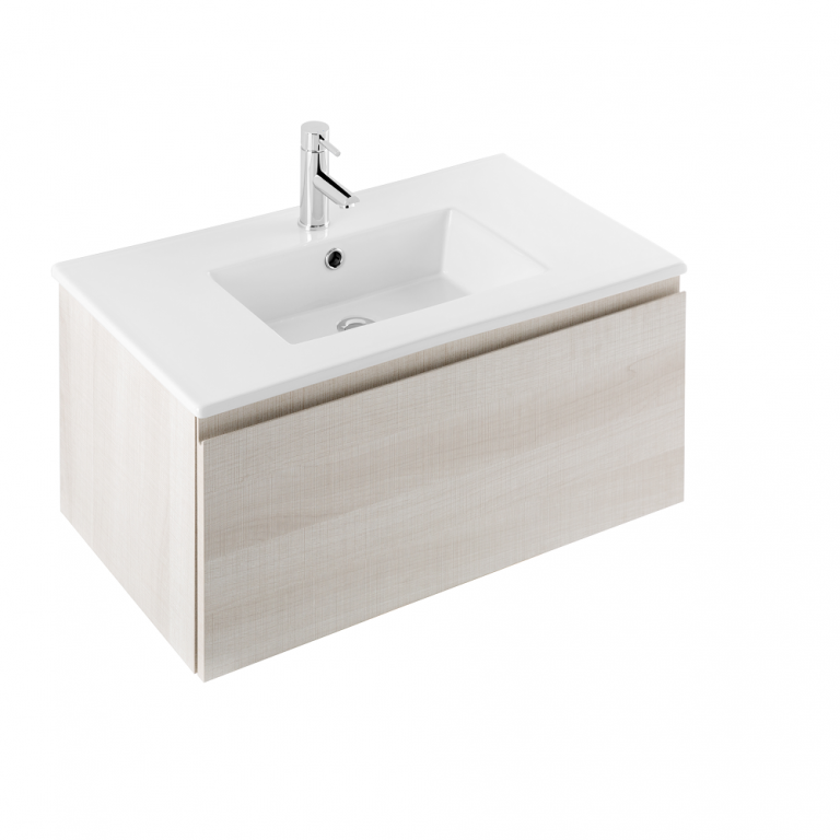 Sanindusa View badkamermeubel LED901 walnut | Life Moments Sanitair