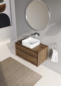 Sanindusa View badkamermeubel LED902 walnut | Life Moments Sanitair